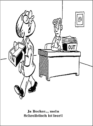 Lustige, kuriose und ironische DIN A4 Zettel